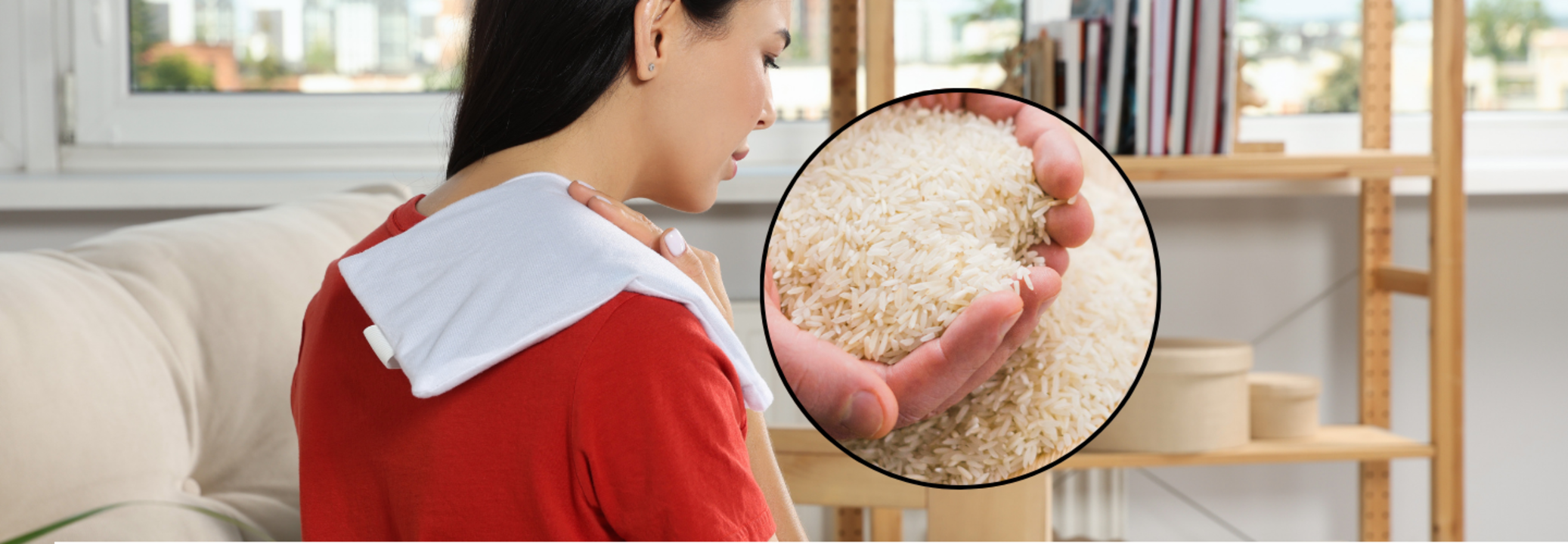 How To Make A DIY Rice Bag Heating Pad For Pain Relief In 3 Easy Steps ...