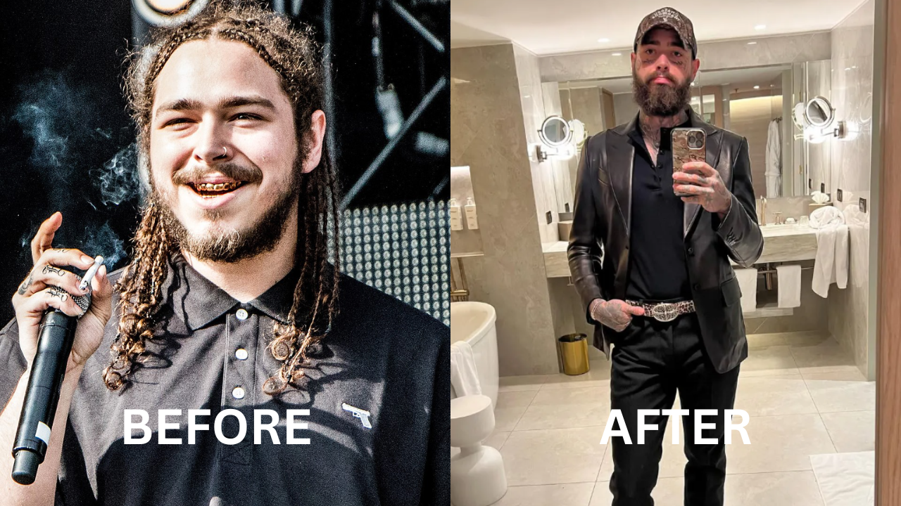 How Post Malone Lost 55lbs Just By Cutting Soda And Ditching Junk ...