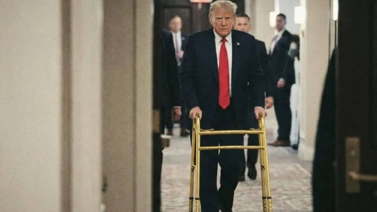 Donald Trump Walker Photo: Was It Real After White House Signing ...