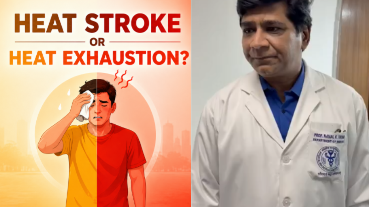Heat Stroke or Heat Exhaustion? AIIMS Doctor Explains Key Symptoms, How ...