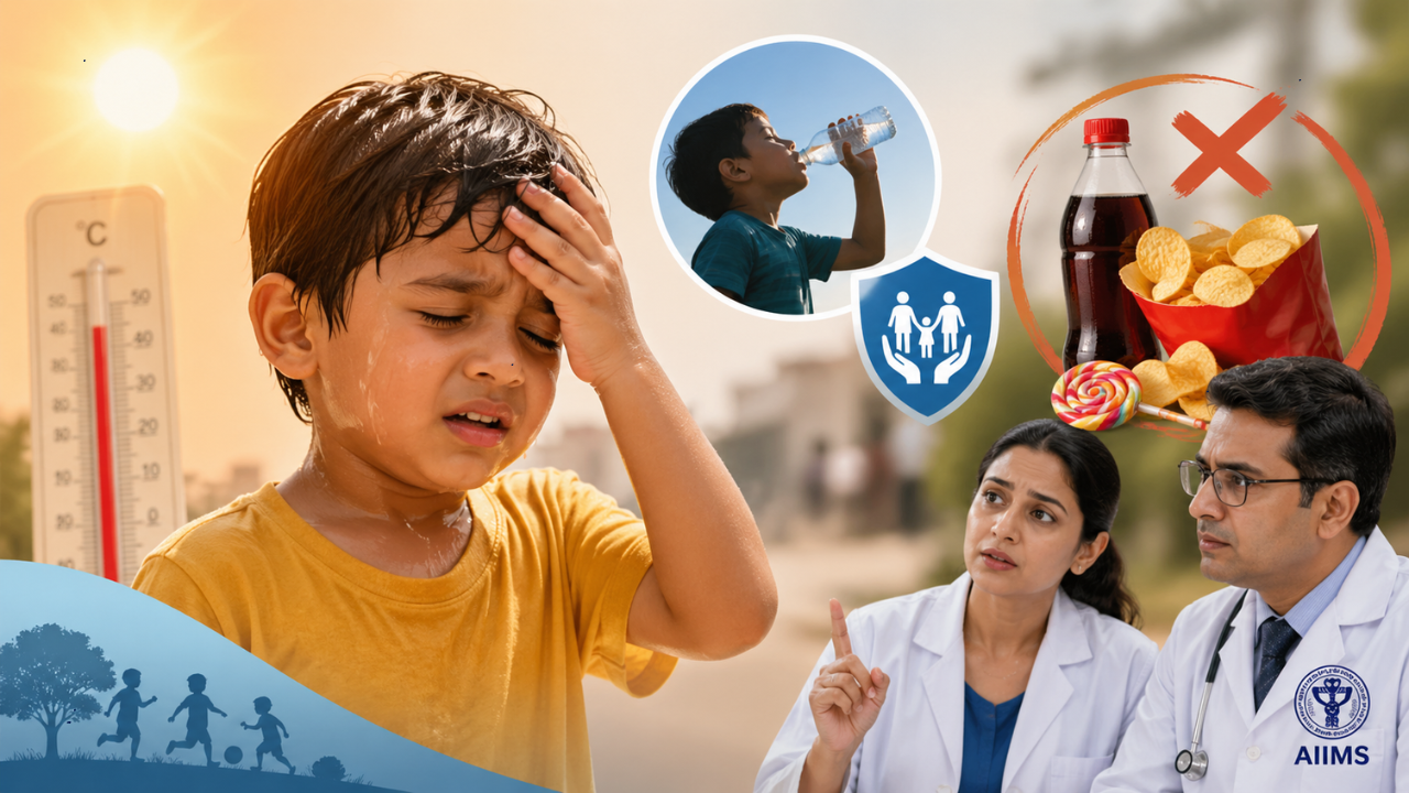 Young Kids More Vulnerable To Heat Stress; AIIMS Experts Caution ...