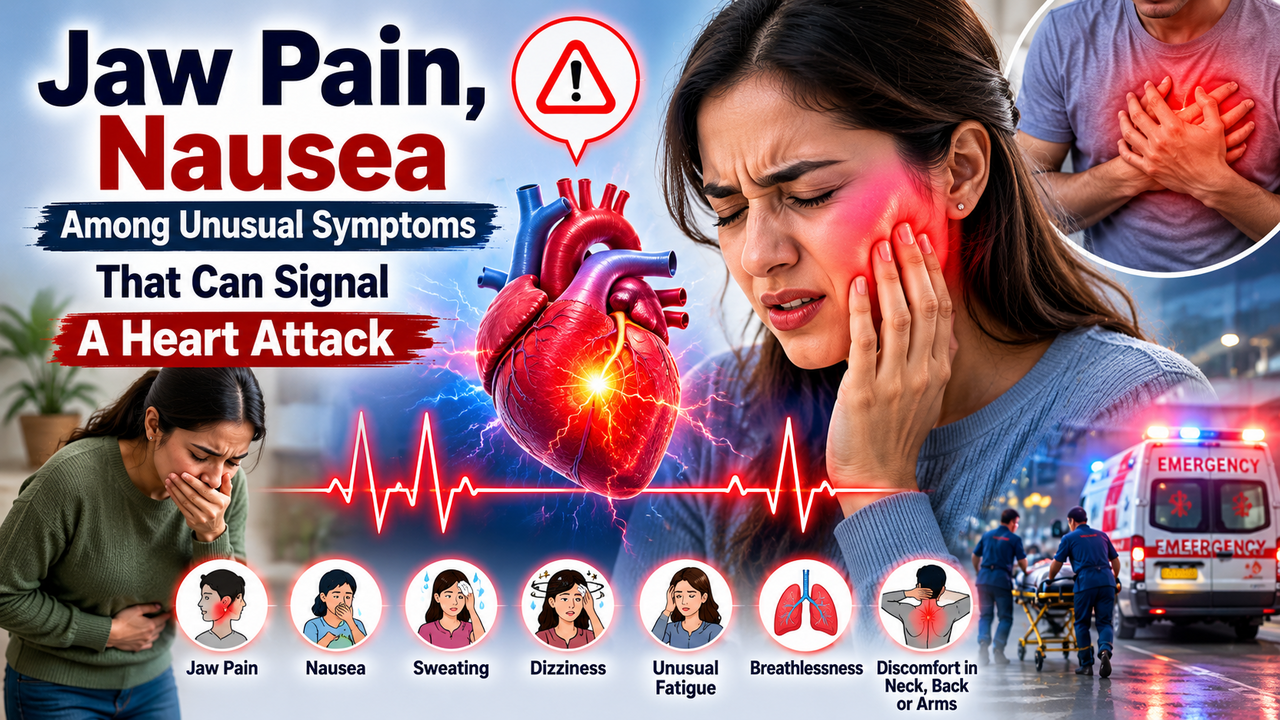 Ignoring Jaw Pain Or Nausea? Doctors Warn It Could Signal A Heart ...