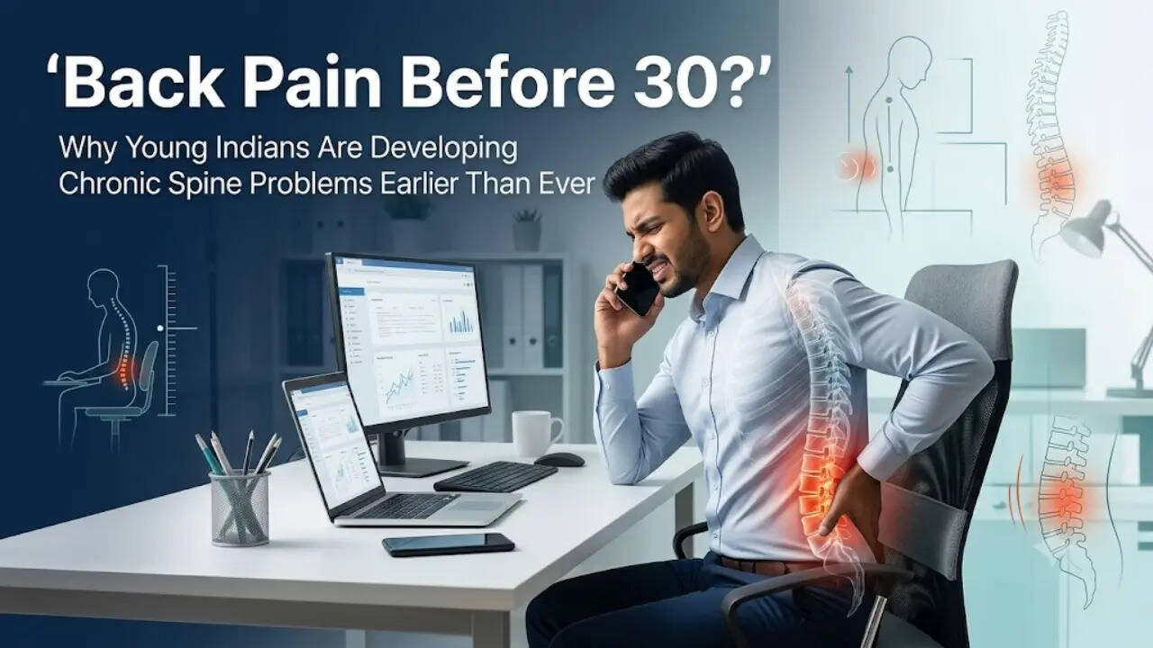 Back Pain Before 30: Why Young Indians Are Developing Spine Problems ...