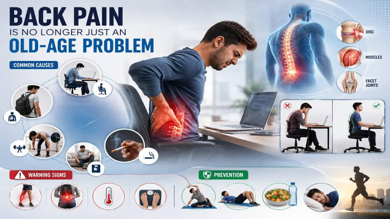 Poor Posture, Disc Bulge: What Causes Back Pain In Young People ...