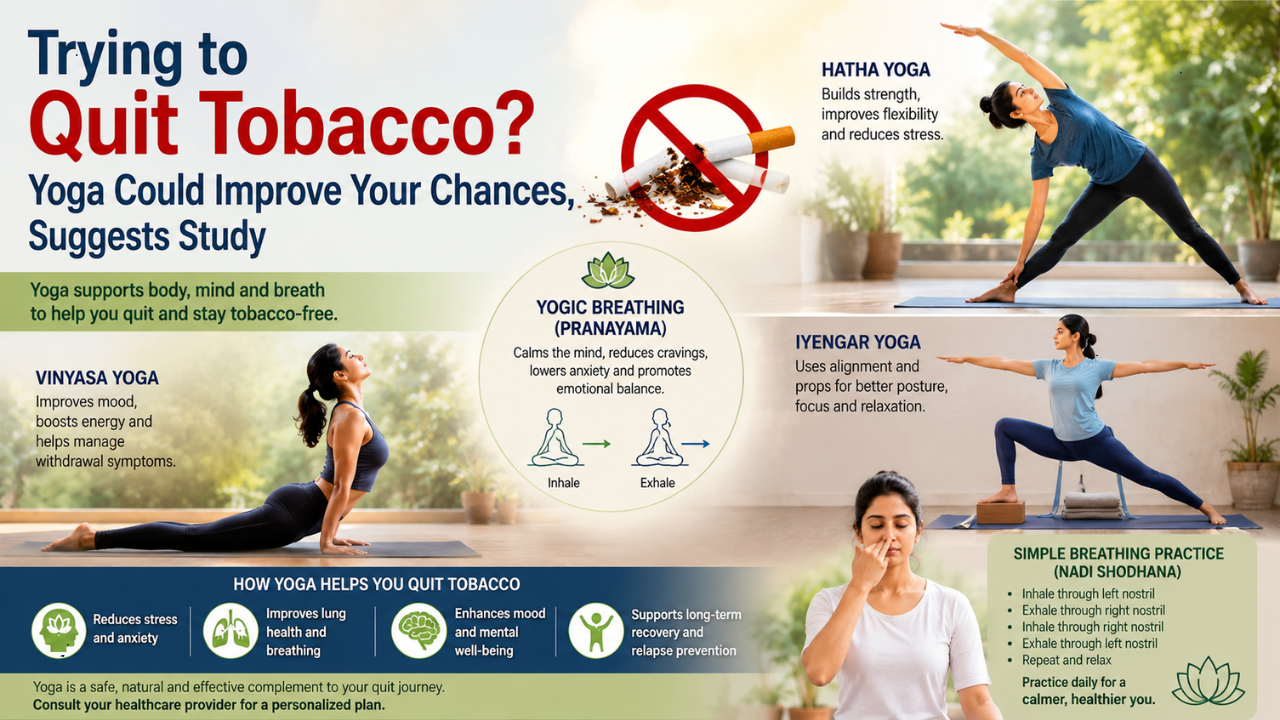 Trying to Quit Tobacco? Yoga Could Improve Your Chances, Suggests Study ...
