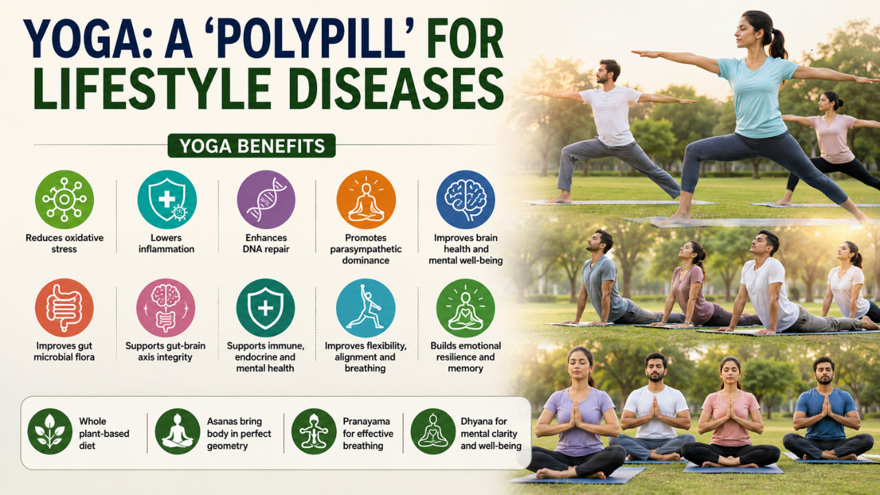 International Yoga Day 2026: Yoga Is A 'Polypill' That Targets Root ...